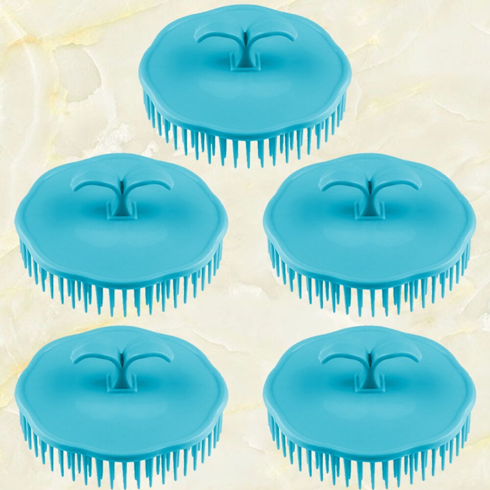 5PCS Plastic Hair Shampoo Brush Hairdressing Massa... – Grandado
