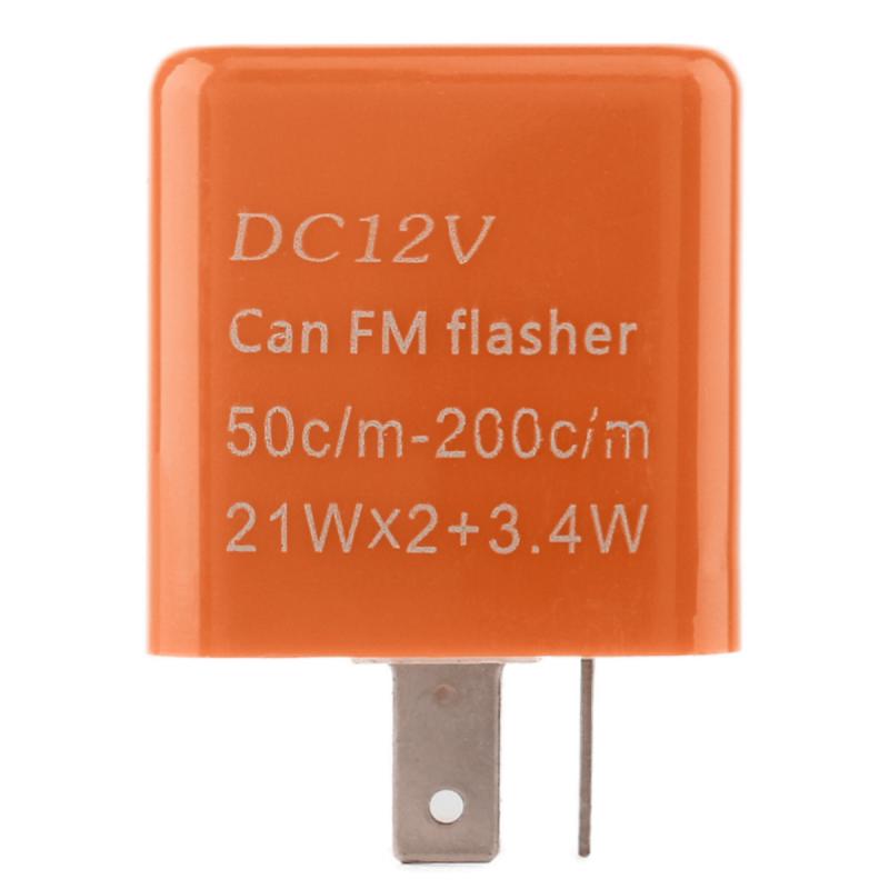 Motorcycle 12V 2 Pin LED Flasher Adjustable Freque... – Grandado