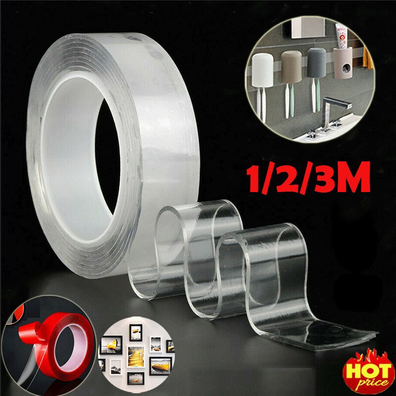 1/2/3 m Super Double Sided Tape Strong Adhesive Gl... – Grandado