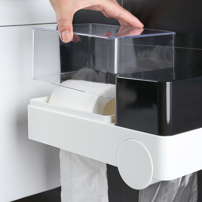 Waterproof Tissue Box Wall-mounted Toilet Paper Bo... – Grandado