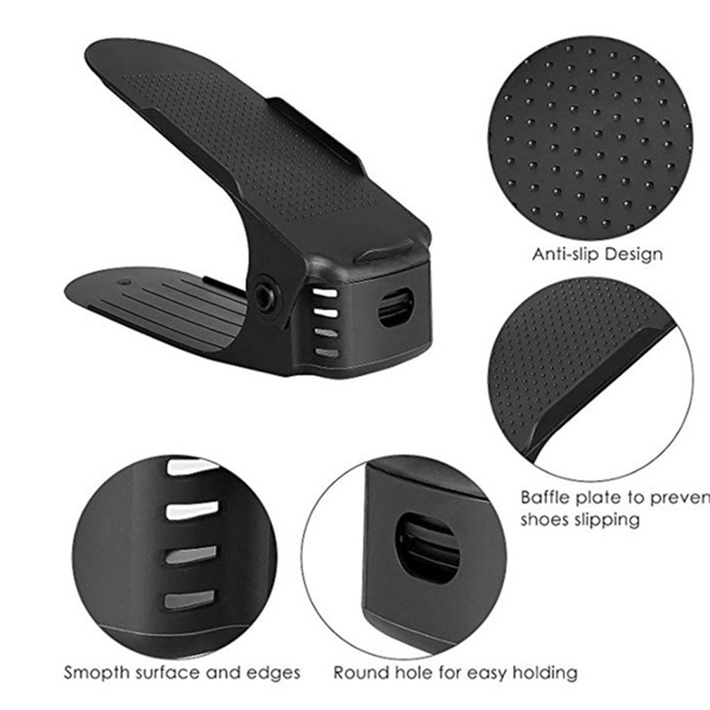 Shoe Rack Shoe Organizer Space-Saving Adjustable S... – Vicedeal