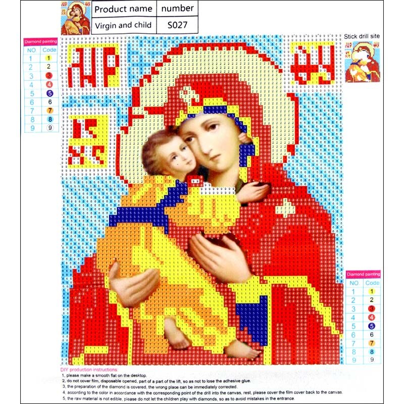 Dinamon schilderij 5d diamanten borduurwerk voor d... – Vicedeal