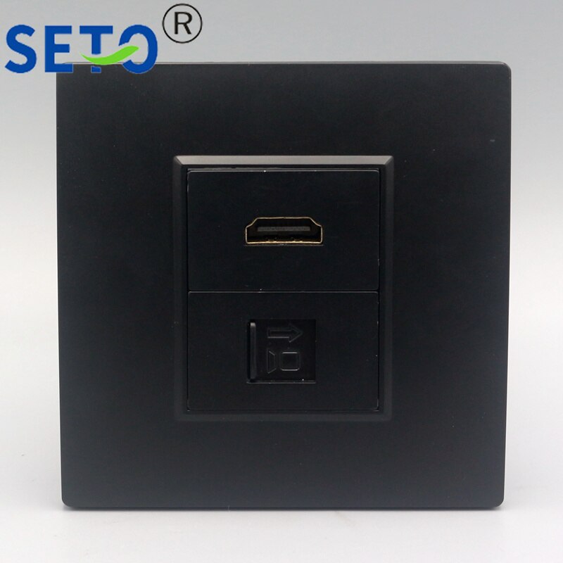 SeTo 86 Type One Port Elbow Insert HDMI + RJ45 Cat... – Grandado