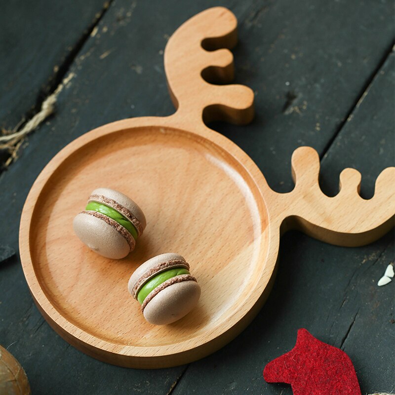 Christmas Dinner Plates For Kids Wooden Children T... – Grandado