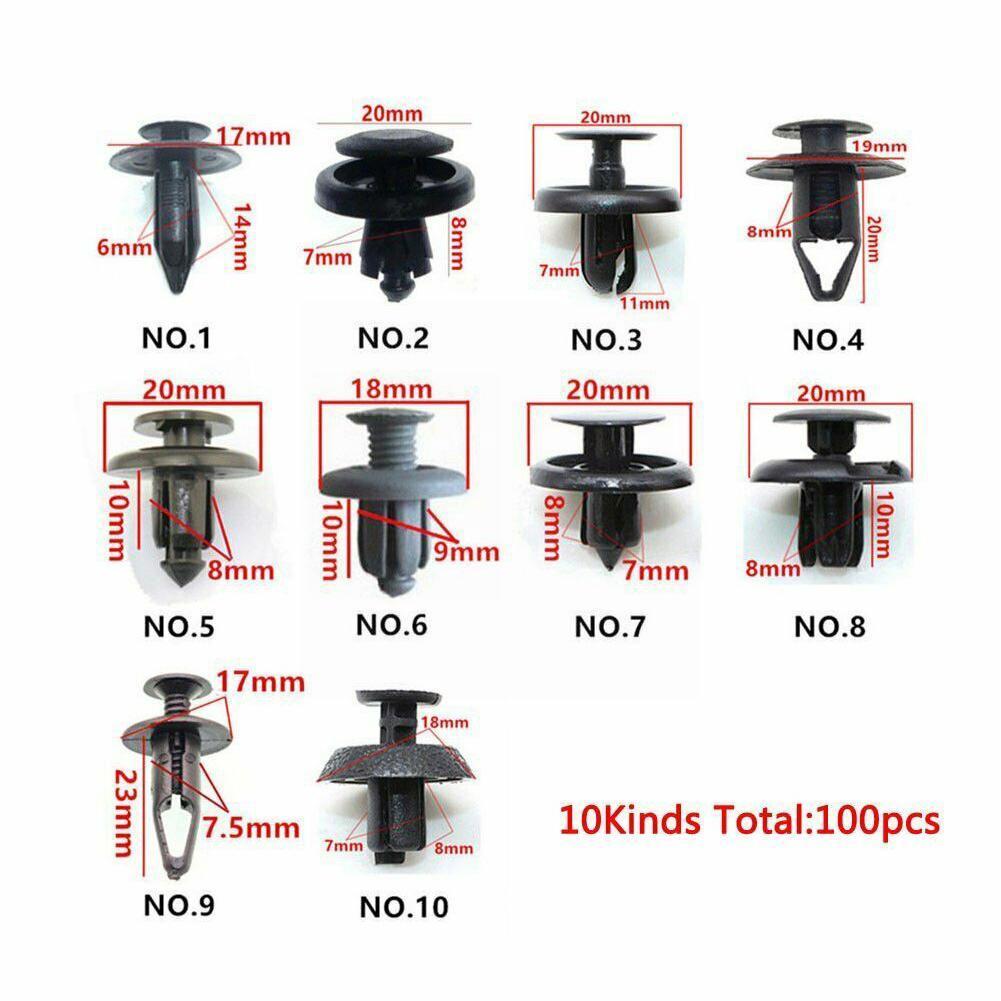 100Pcs Gemengde Fastener Klem Set Auto Plastic Riv... – Vicedeal