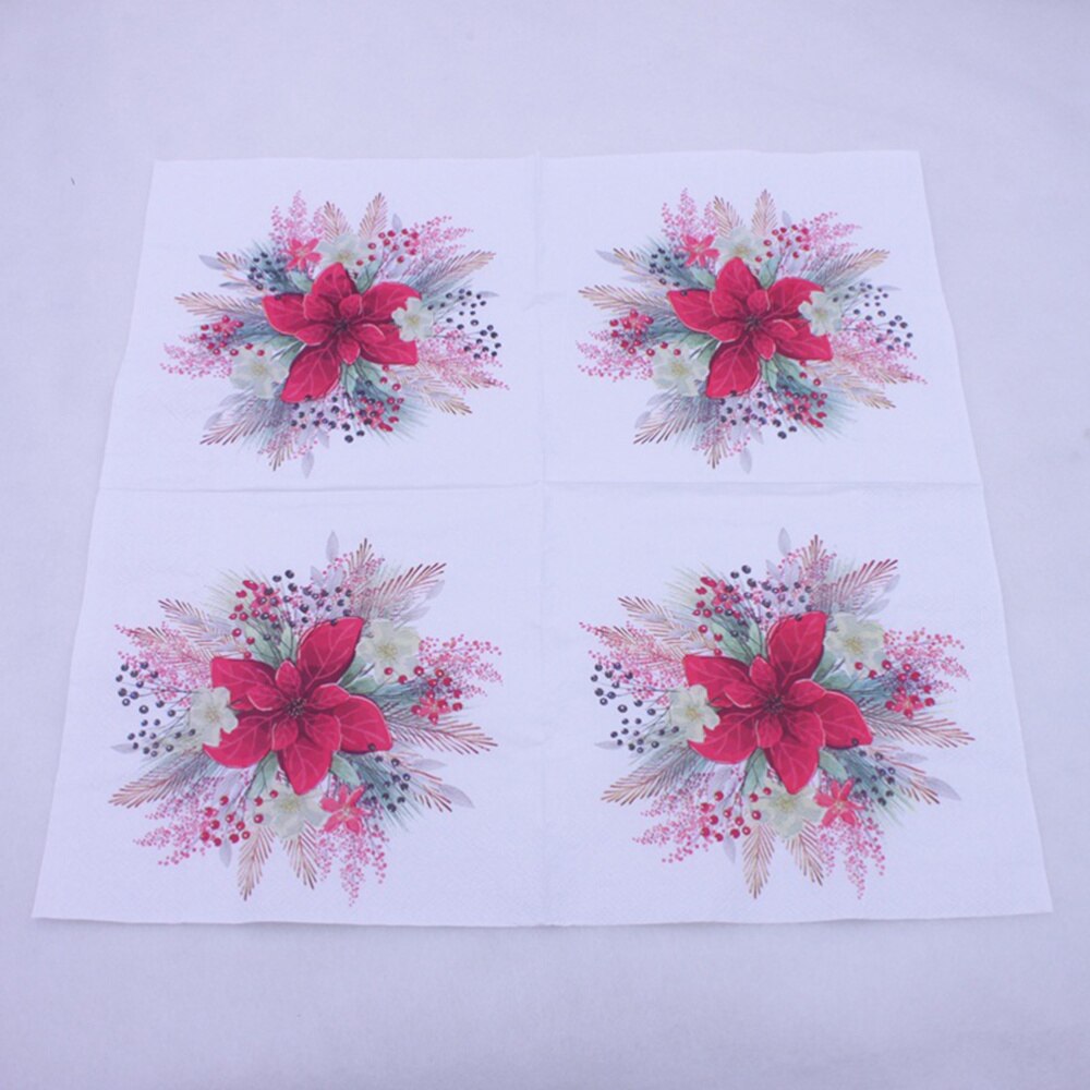 20 Sheets 33x33cm Floral Printing Napkin Disposabl... – Vicedeal