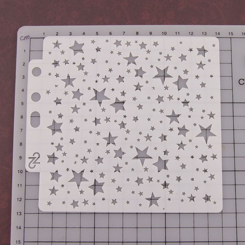 Star Stencils Template Painting Scrapbooking Embos... – Grandado