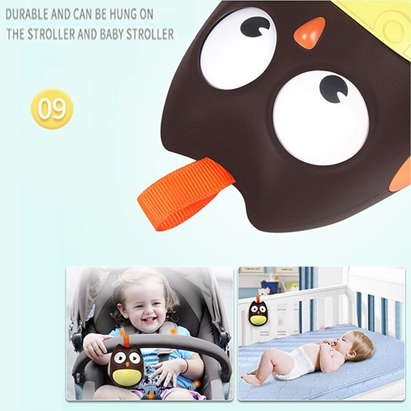 Cute Baby Toys Nodding Moving Eyes Owl Doll ABS Ba... – Grandado