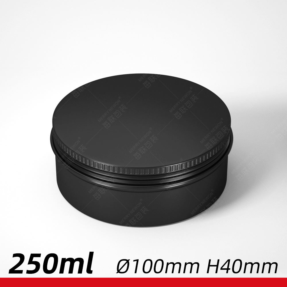 50pcS/lot 10ML-250ml BLACK Aluminium jars Multi-sp... – Vicedeal