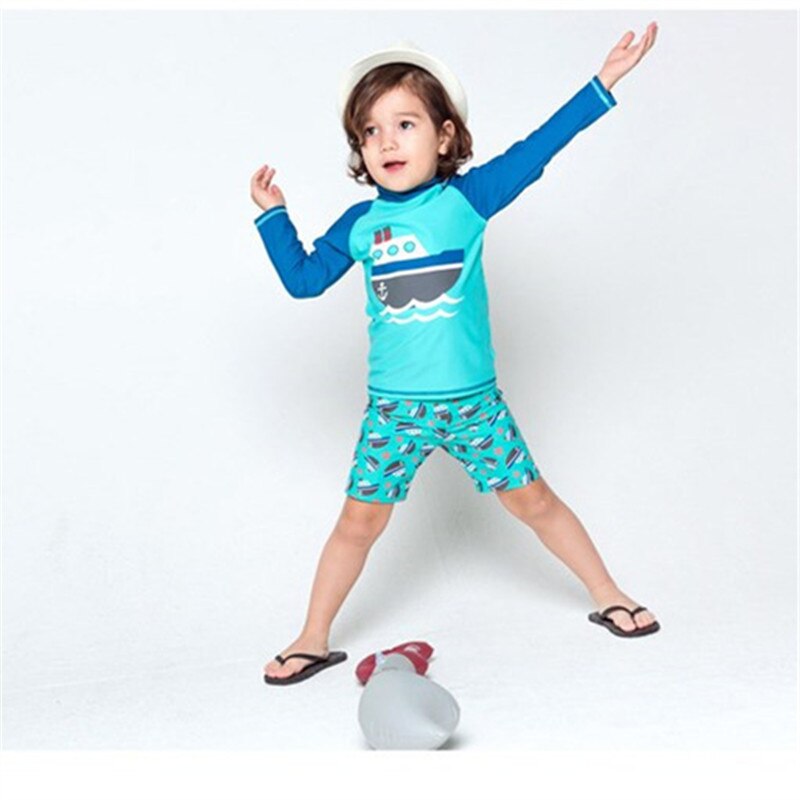 Models 1-12 Y Girl boys two piece Swimsuit Childre... – Vicedeal