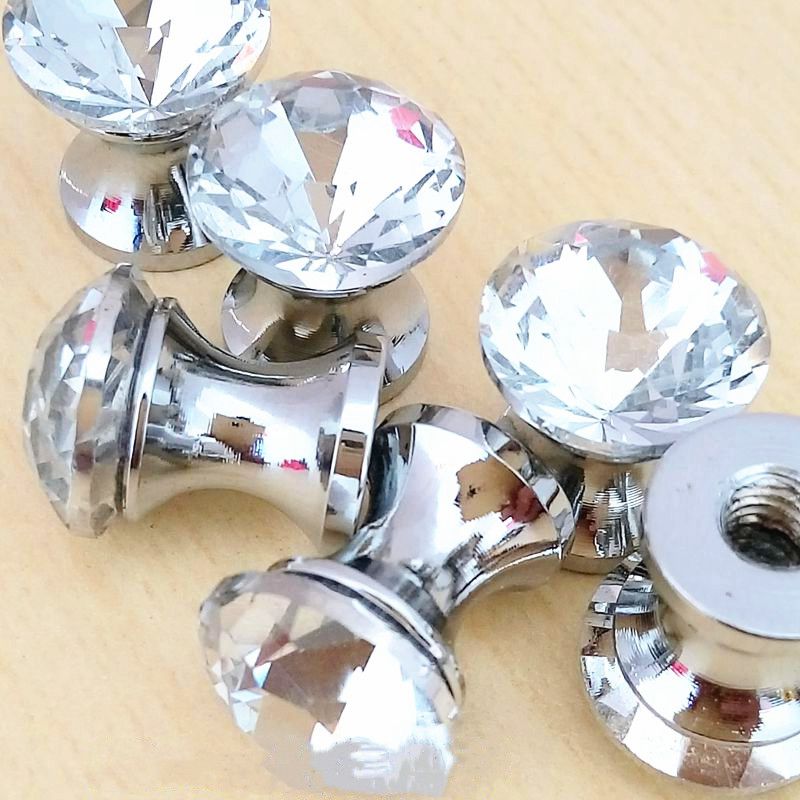 15pcs/lot 12mm Cabinet Drawer Small Knobs Crystal ... – Vicedeal