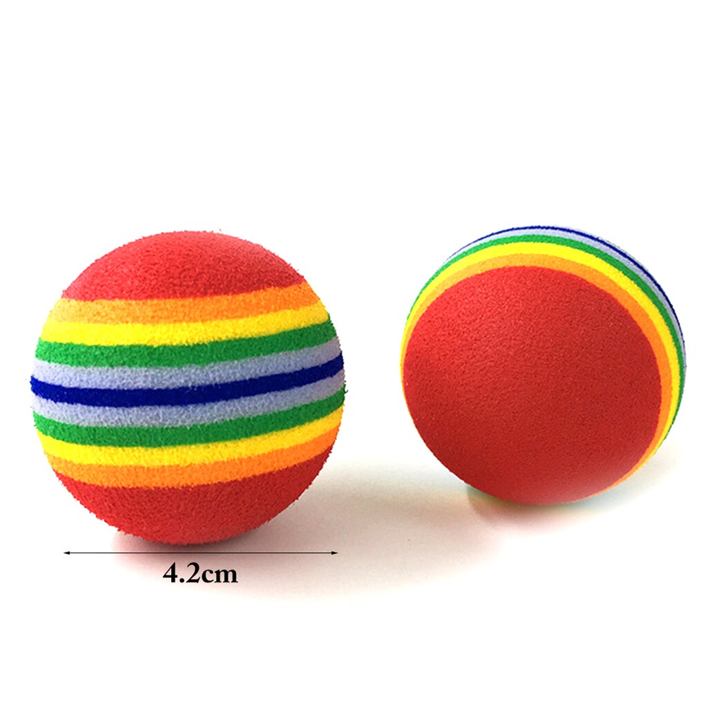 5Pcs Regenboog Bal Kat Speelgoed Kleurrijke Bal In... – Grandado