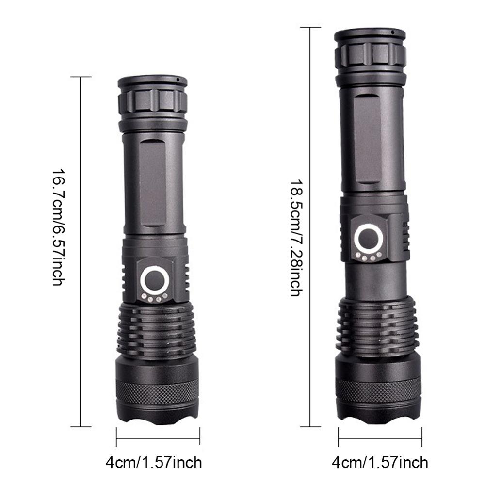 100000 Lumens XHP50 5 Mode LED USB Rechargeable 18... – Grandado
