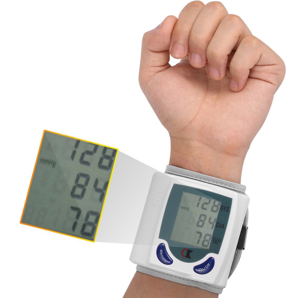Health Care Automatic Digital LCD Wrist Blood Pres... – Vicedeal