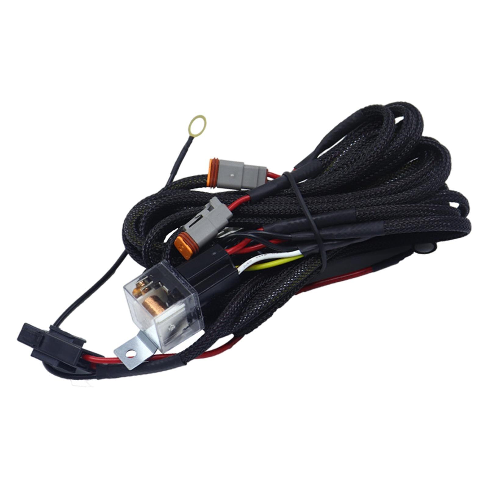 Fog Light Lamp Wiring Harness Work Lamp 12V 40A Re... – Vicedeal