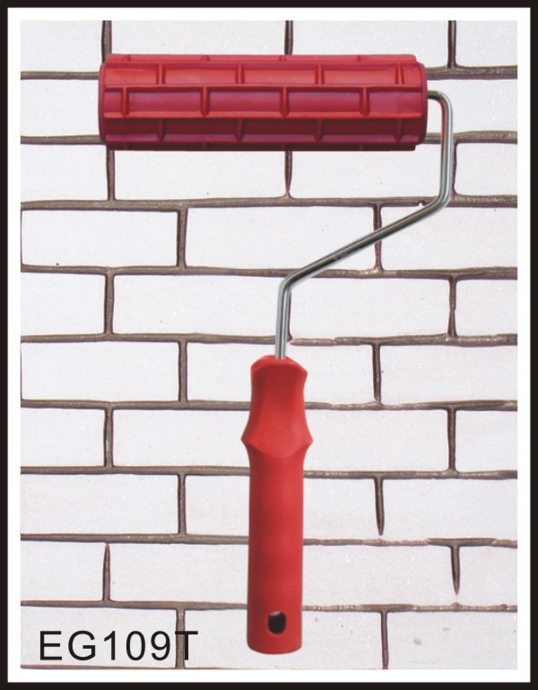 7" Brick Pattern Rubber Roller Embossed Textu... – Grandado