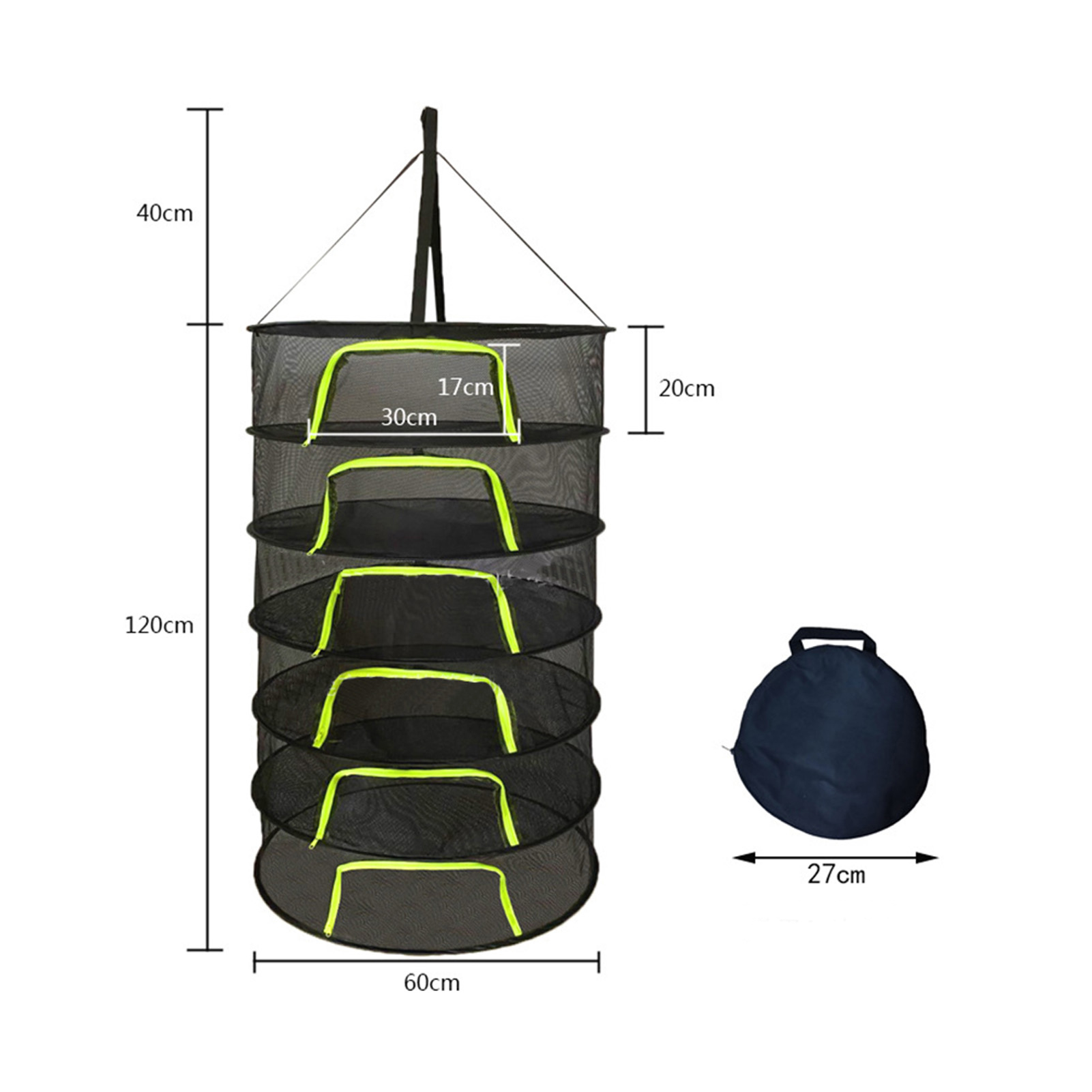 2/4/6/8 Lagen Opknoping Mand Vouwen Drogen Netto R... – Vicedeal