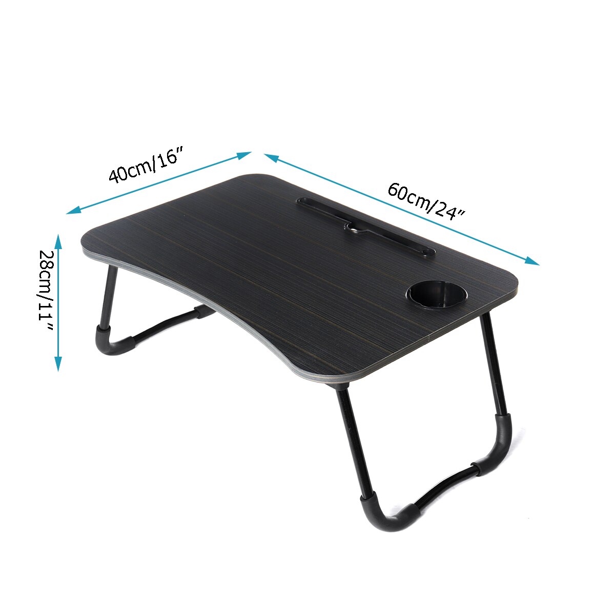 60x40x28cm Portable Laptop Table Desk Foldable Leg... – Grandado