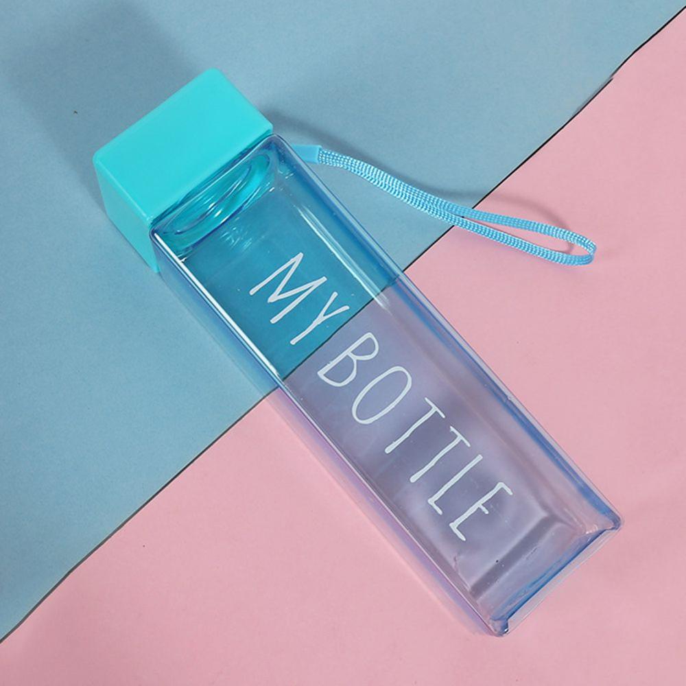 Portable Water Bottle Square Plastic Milk Storage ... – Grandado