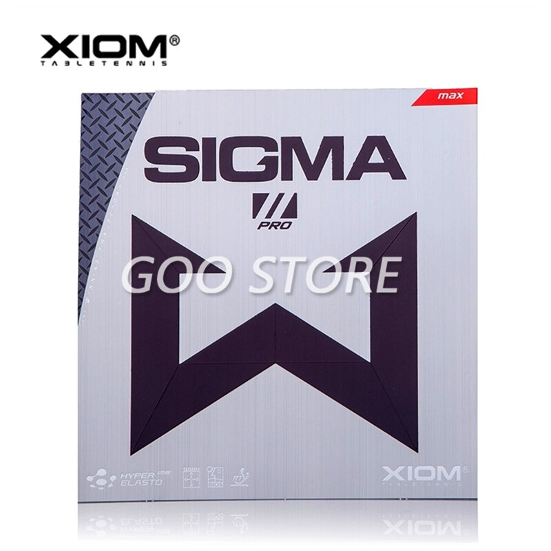 XIOM SIGMA 2 PRO Table Tennis Rubber Offensive Pim... – Grandado