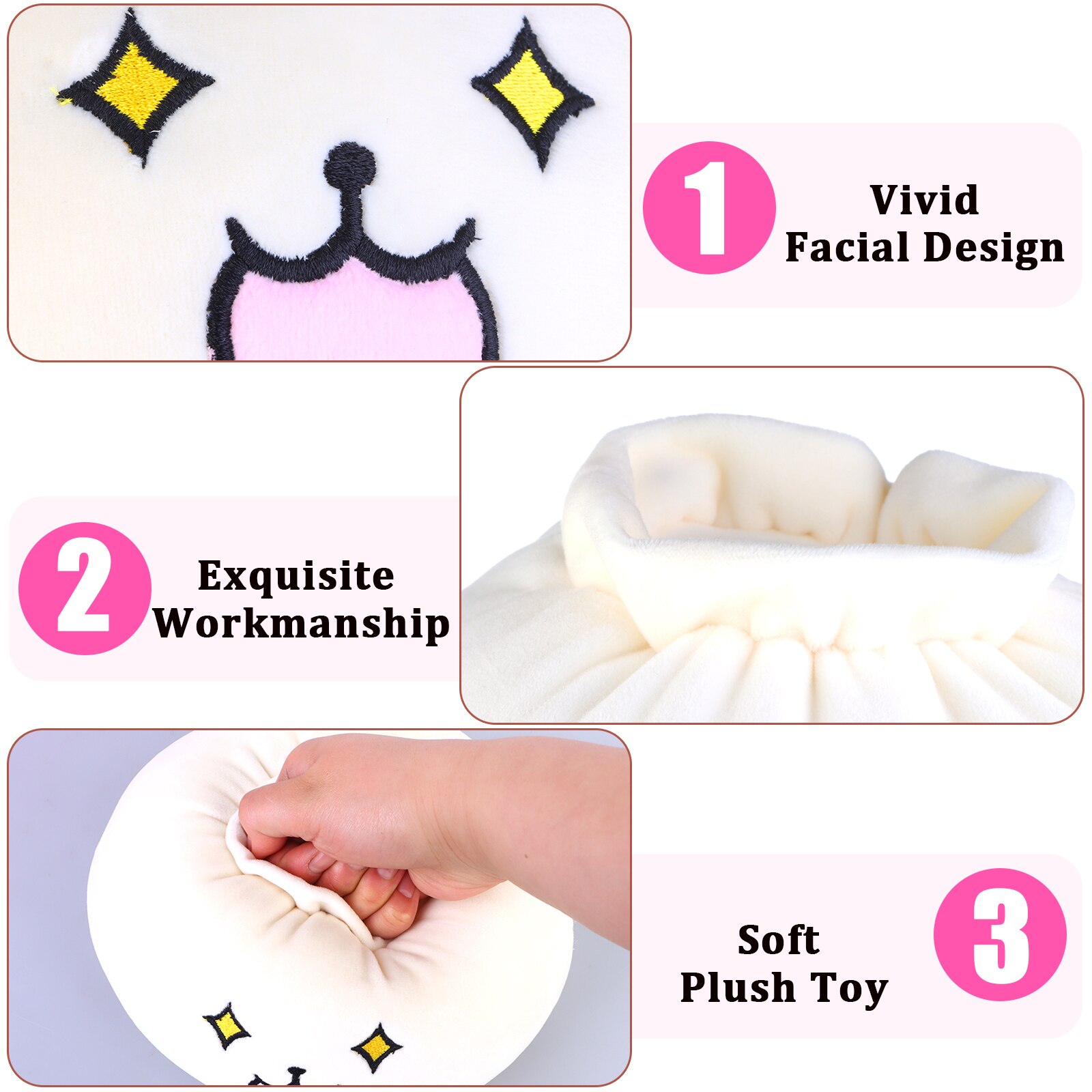 Dumpling Plush Food Soup Dumpling Plushie Buns Dum... – Grandado