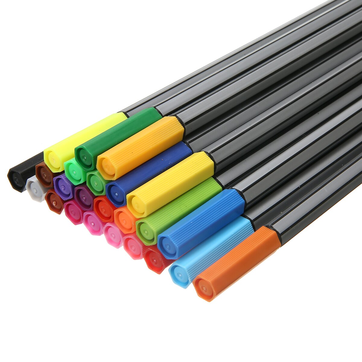 24 Colors 0.4mm Fineliner Pens Colored Sketch Fine... – Grandado