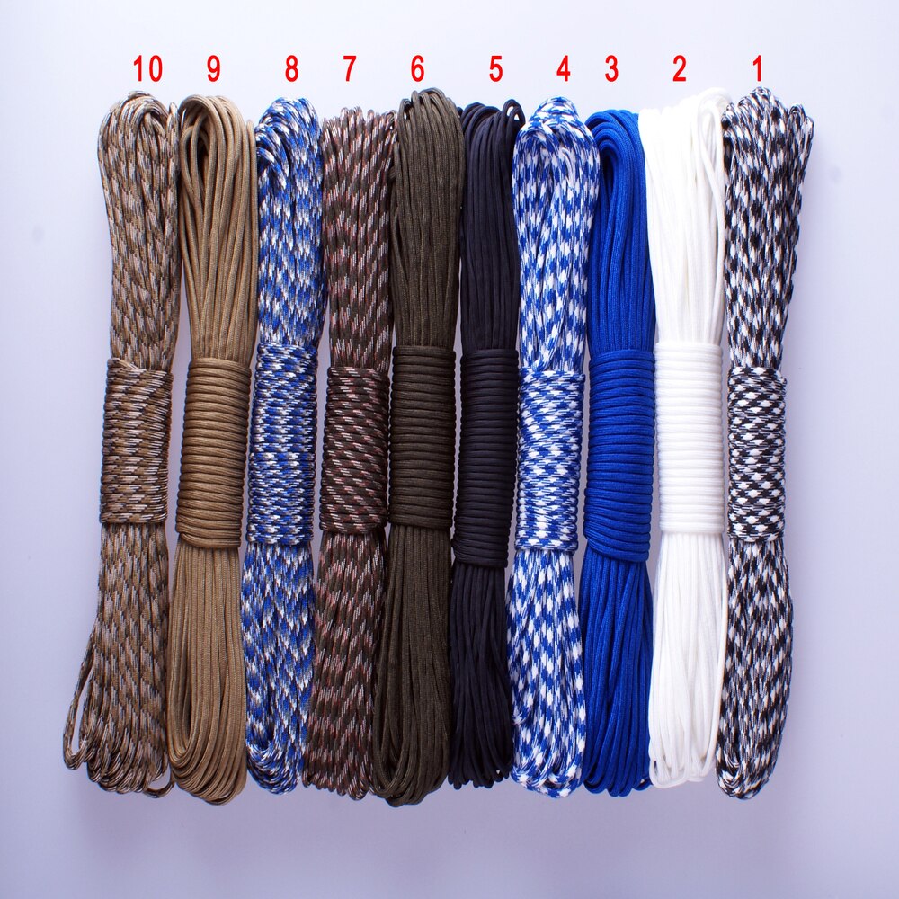 100% Nylon 9 Strand Core 550 Paracord Parachute Co... – Vicedeal