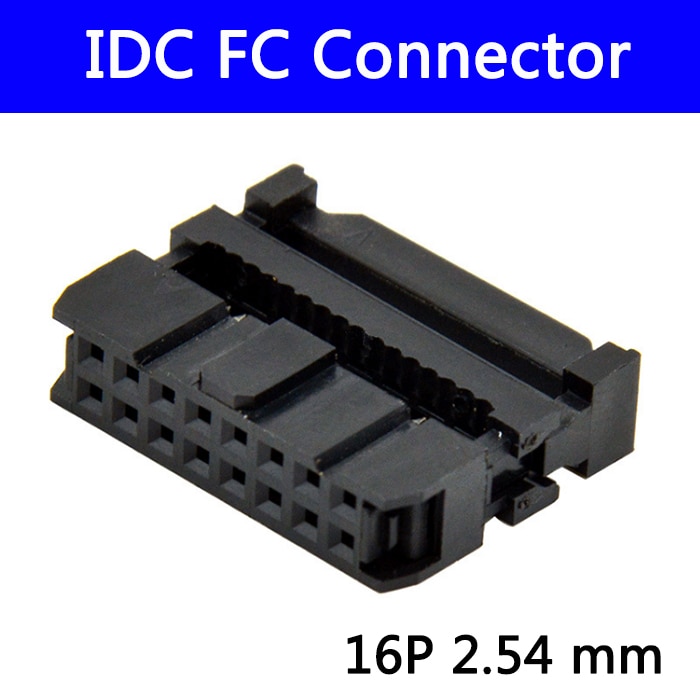100 pcs 2.54mm IDC Socket Vrouwelijke FC 16 P 16pi... – Vicedeal