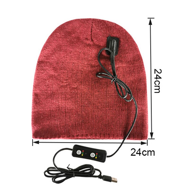 Rechargeable Electric Heated Hat Heated Knitting B... – Grandado