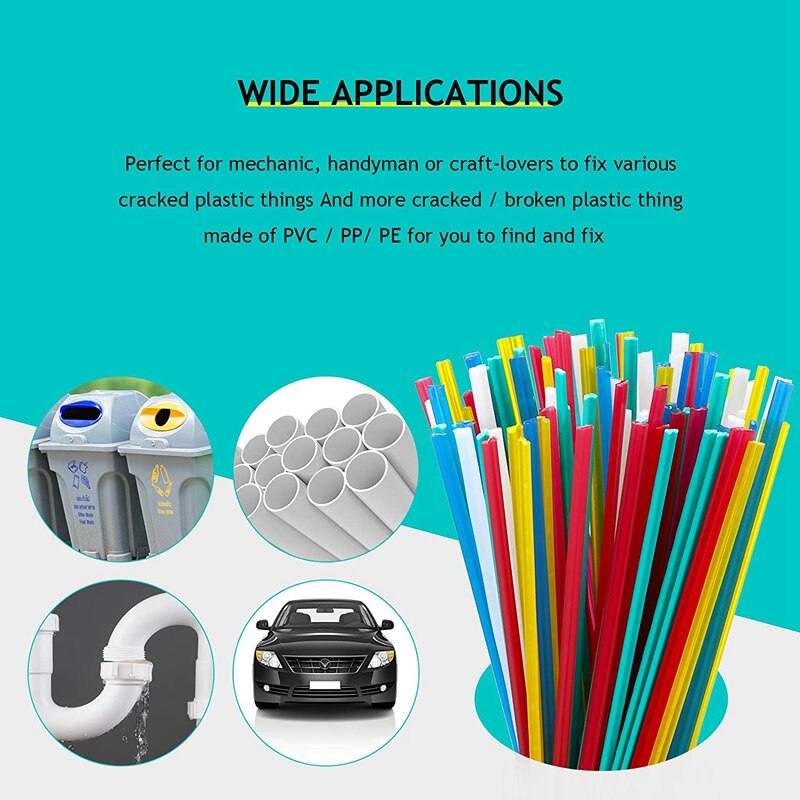 100 Stuks Plastic Lassen Staven 7.9 Inch Pp/Pvc/Pp... – Vicedeal