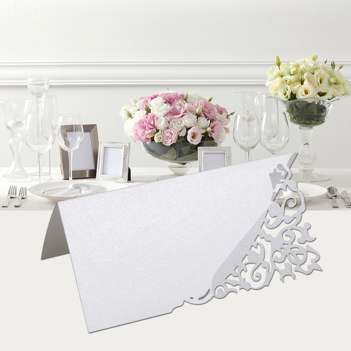 50Pcs Flower Hollow Place Ingenious Stylish Chic N... – Grandado