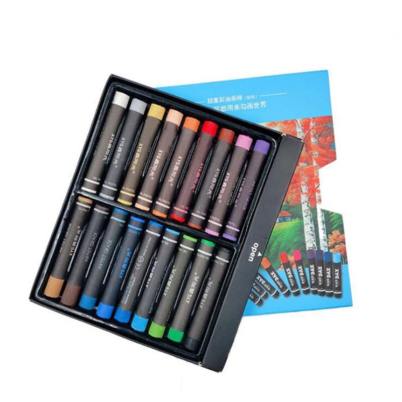 12 Color Crayon Oil Pastel For Children Drawing St... – Vicedeal
