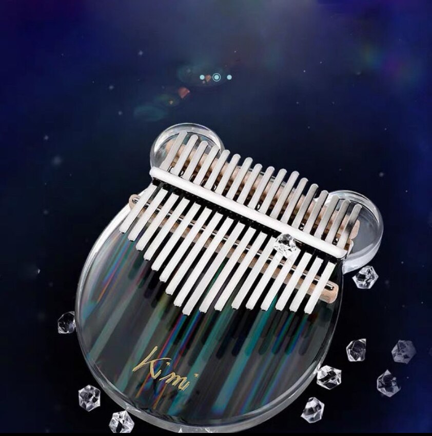 KiMi 17 Key Kalimba Acrylic Thumb Piano Colorful A... – Vicedeal