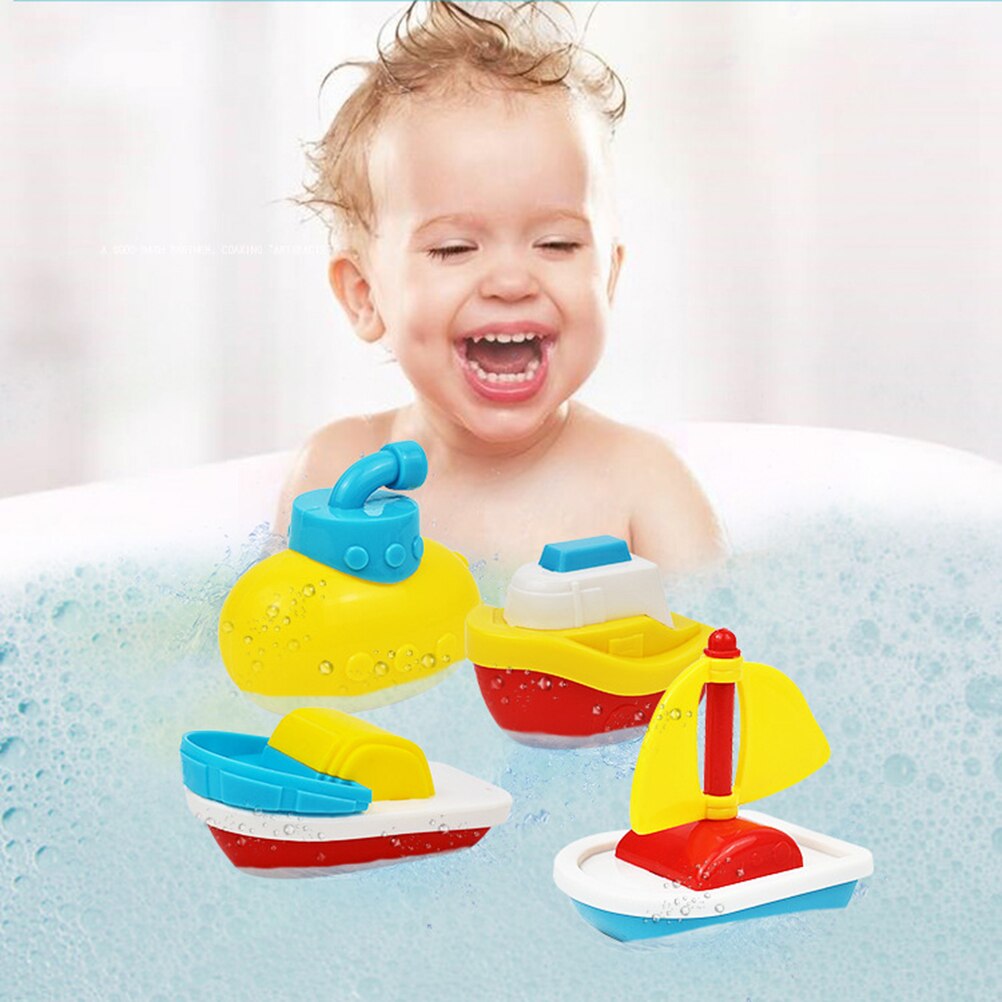 4PCS Summer Baby Bathing Boat Toy Early Educationa... – Grandado
