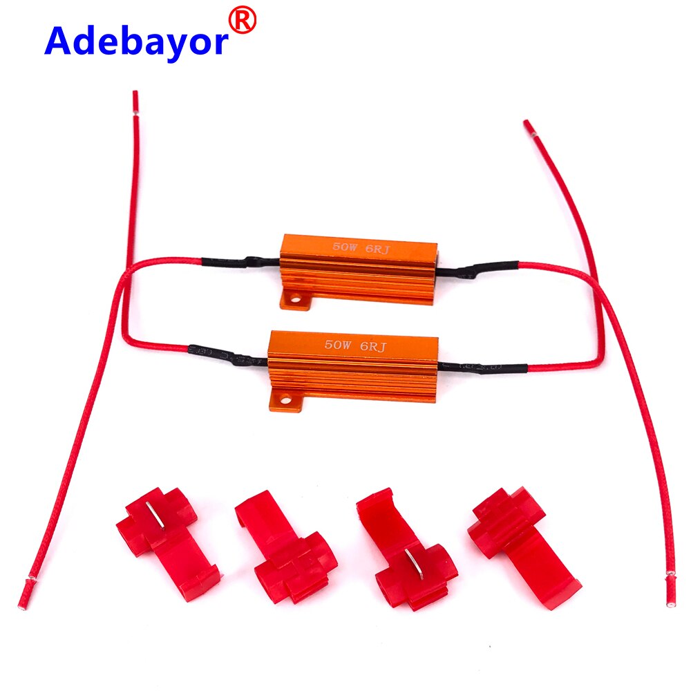 2pcs 50W 6ohm LED bulb Light Turn Signal Load Resi... – Grandado