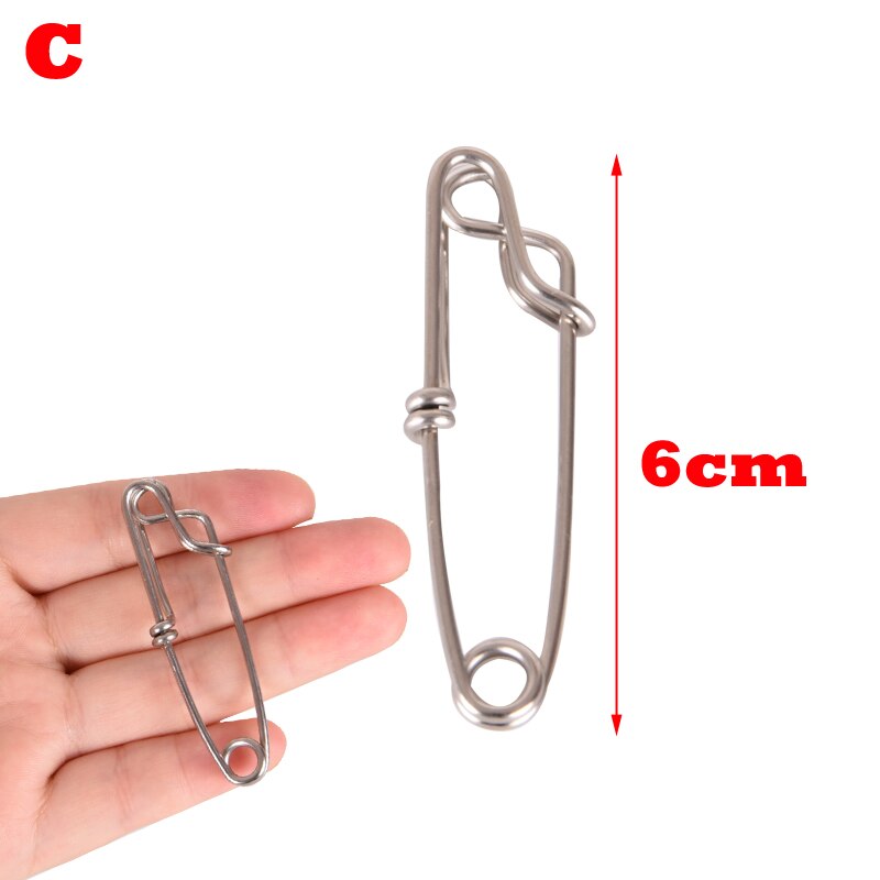 1Pcs Zee Vissen Snap Rvs Vissen Wartels Vissen Lok... – Vicedeal