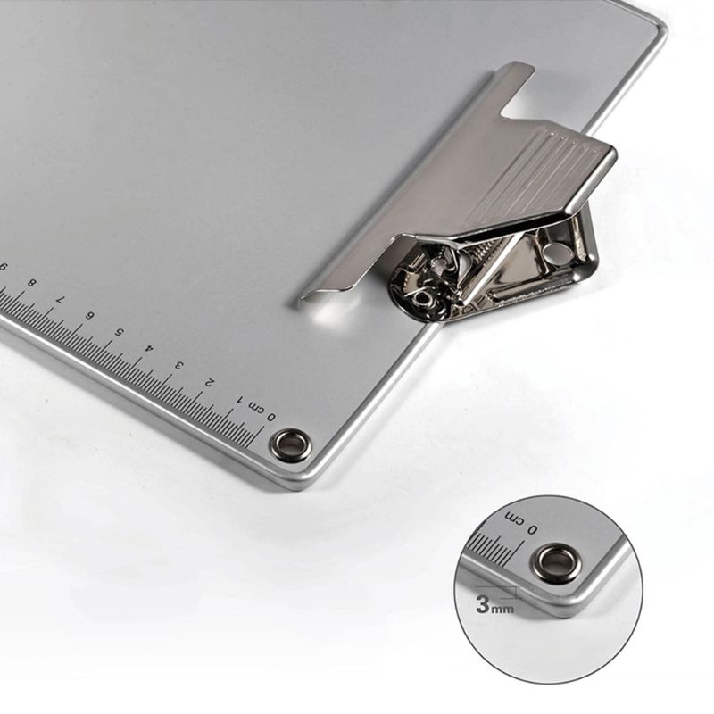 A4/A5 Aluminum Alloy Writing Clip Board Antislip F... – Vicedeal