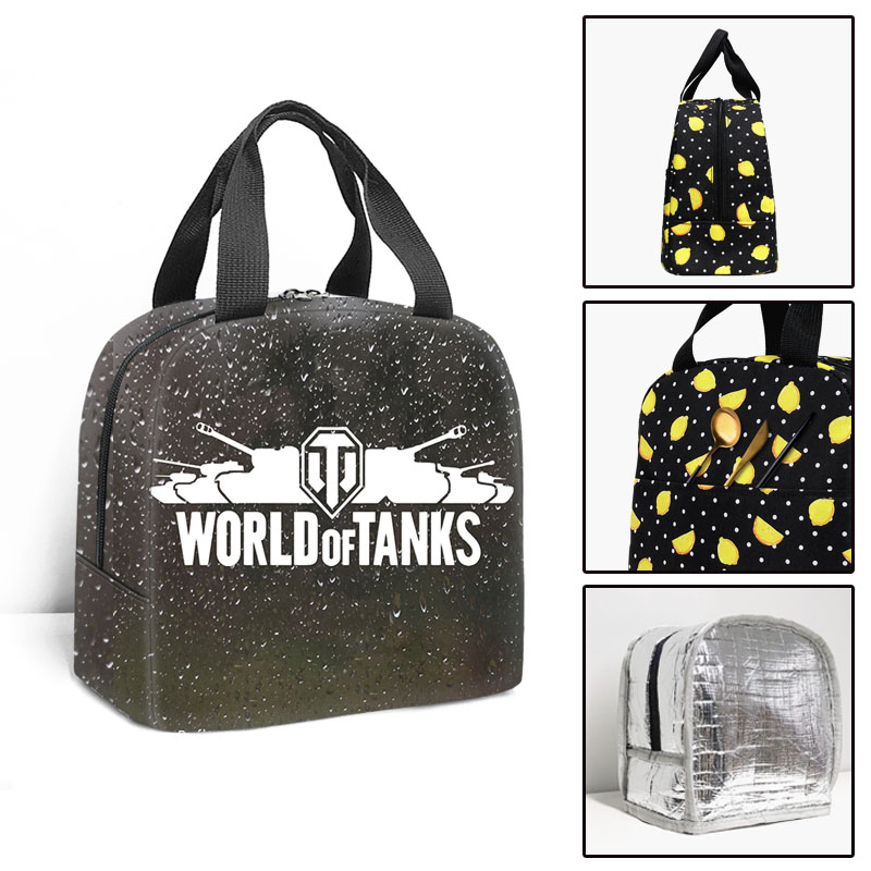 World Of Tanks Portable Cooler Lunch Bag Kids Stud... – Vicedeal