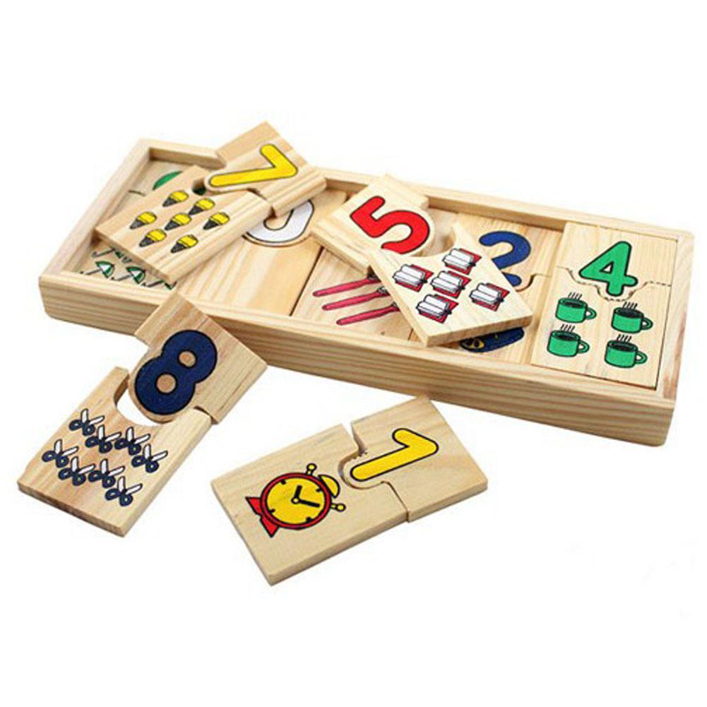 Yiwa Wooden Children Intellectual Number Matching ... – Grandado