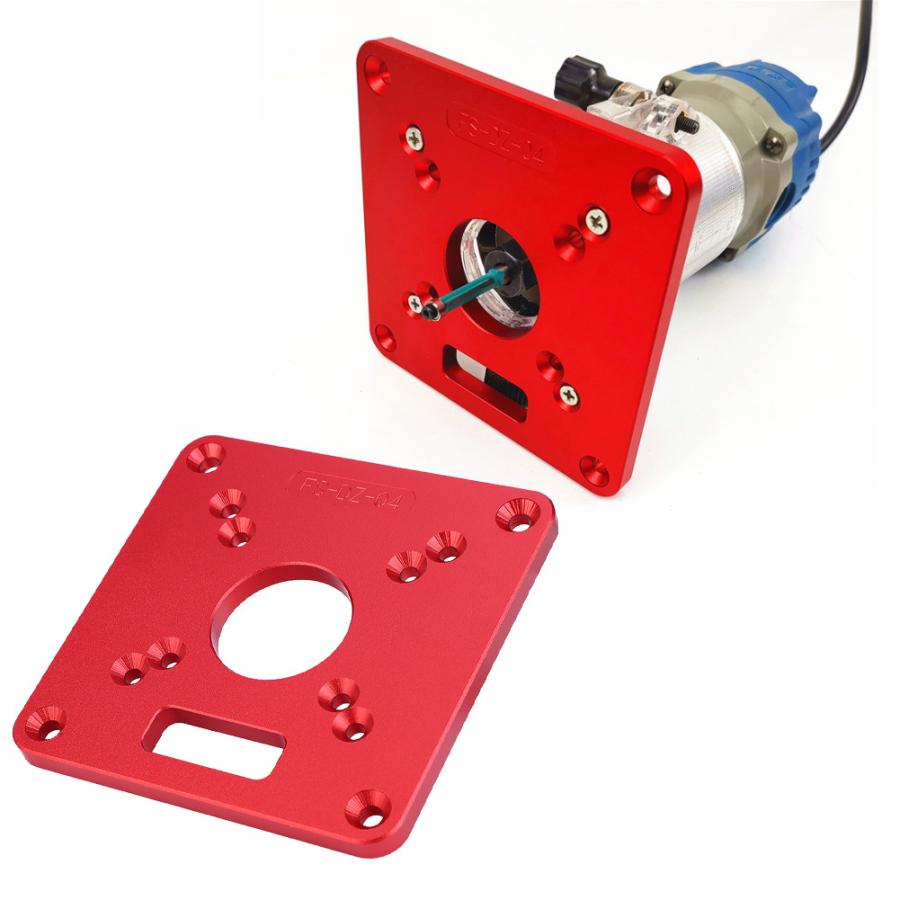 Aluminium Router Tisch Insert Platte Holzbearbeitu... – Vicedeal