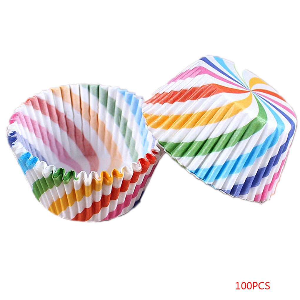 100Pcs Muffin Cupcake Paper Cups Cupcake Liner Bak... – Vicedeal