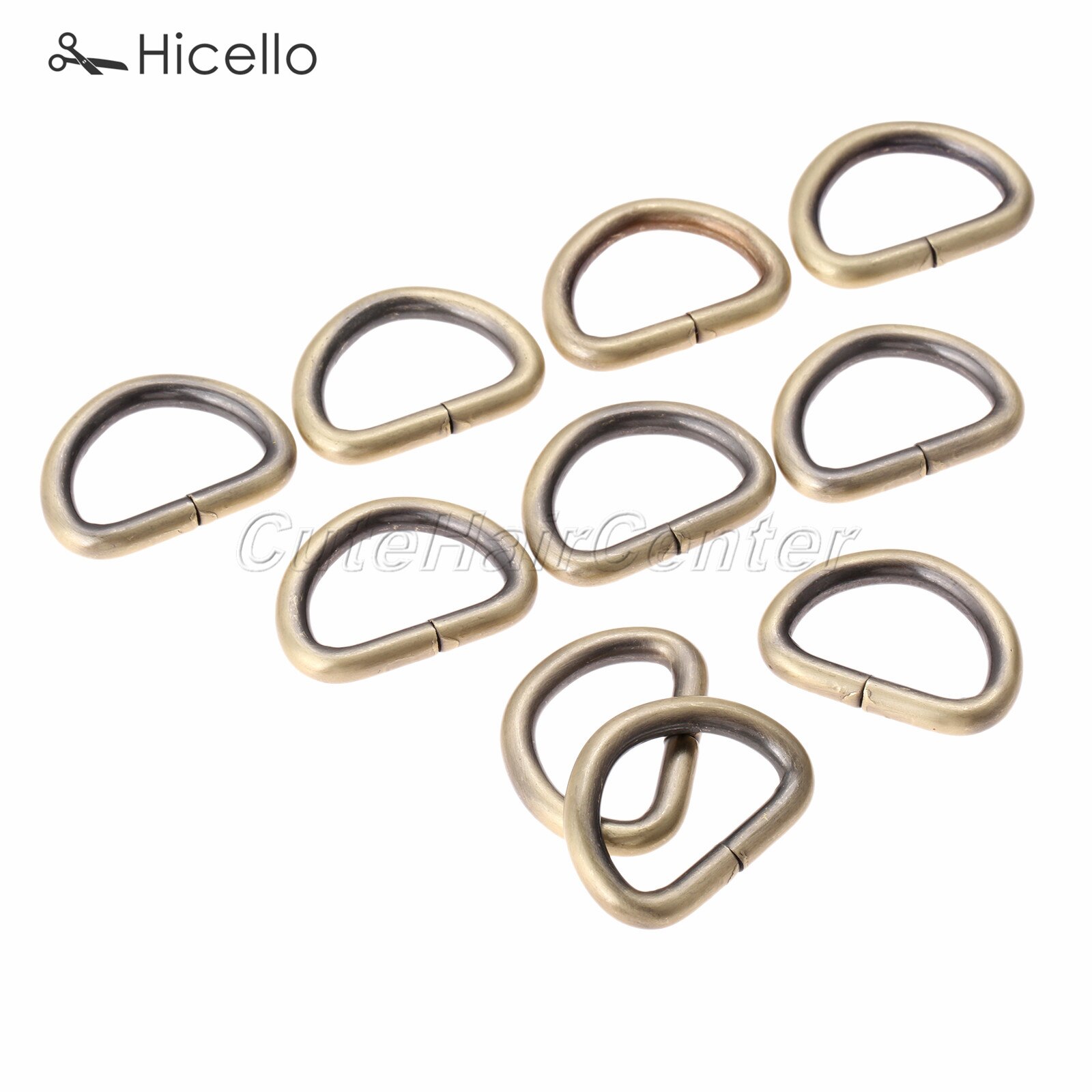 10pcs D Ring Metal Buckle Dee Clasp 20mm 25mm 38mm... – Vicedeal