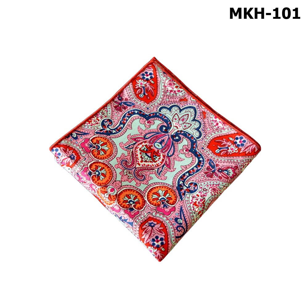 Men's Colorful Paisley Floral Handkerchief Men Acc... – Grandado