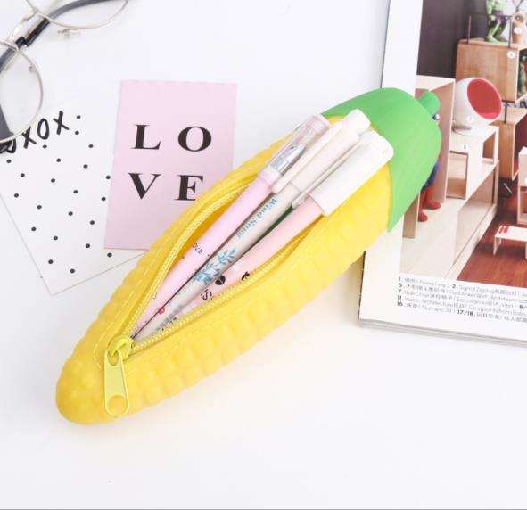 Cartoon silicone pencil case container pencil bag ... – Vicedeal