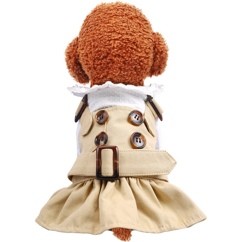 Spirng Summer Dog Clothes Handsome Trench Coat Dre... – Vicedeal