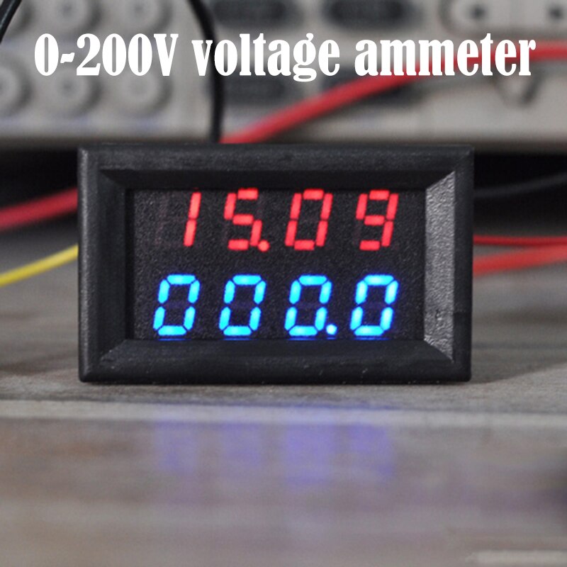 Digital DC 200V 10A Panel Voltmeter Amp Volt Volta... – Grandado