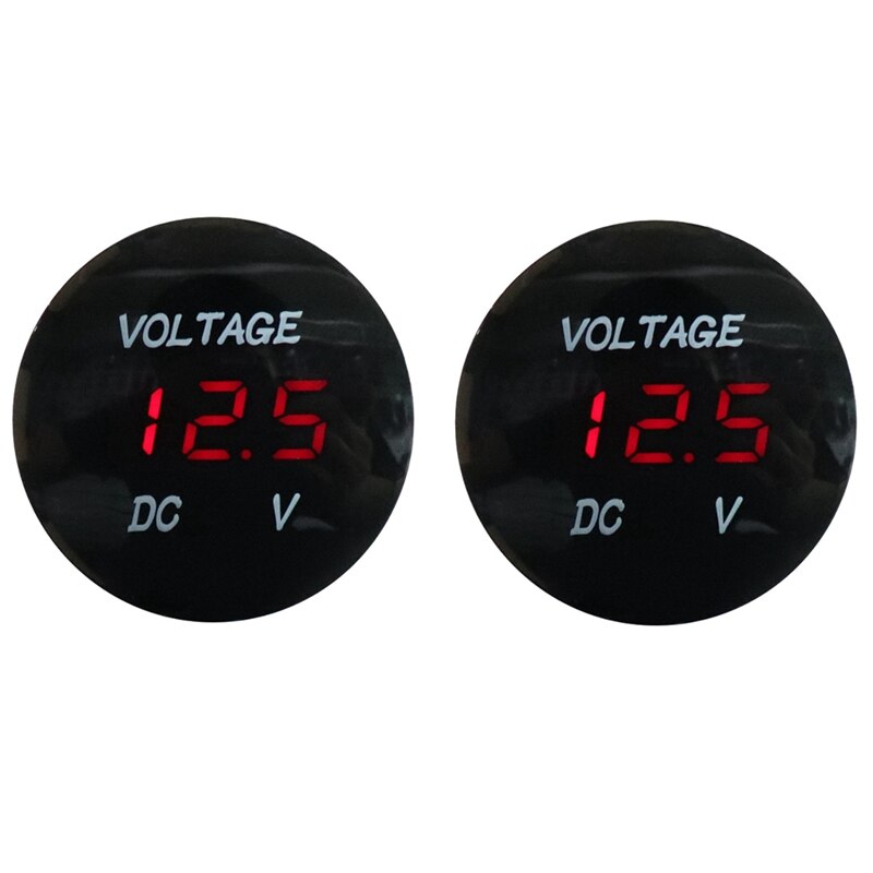 2 stück DC 12-24V Auto Voltmeter Mini Digital Anze... – Grandado