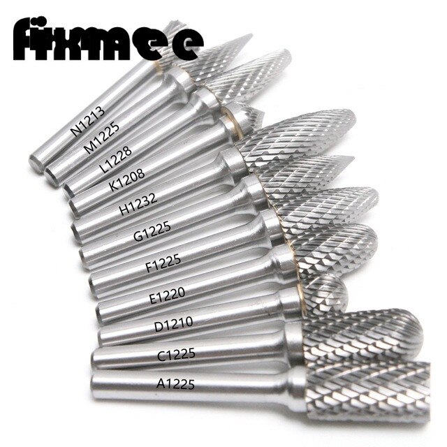 1Pcs Tungsten Carbide Rotary Files 1/4" Abras... – Vicedeal