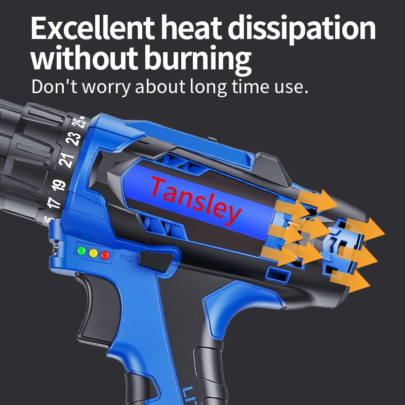 Tansley 12V 16V 21V Cordless Drill Electric Screwd... – Grandado