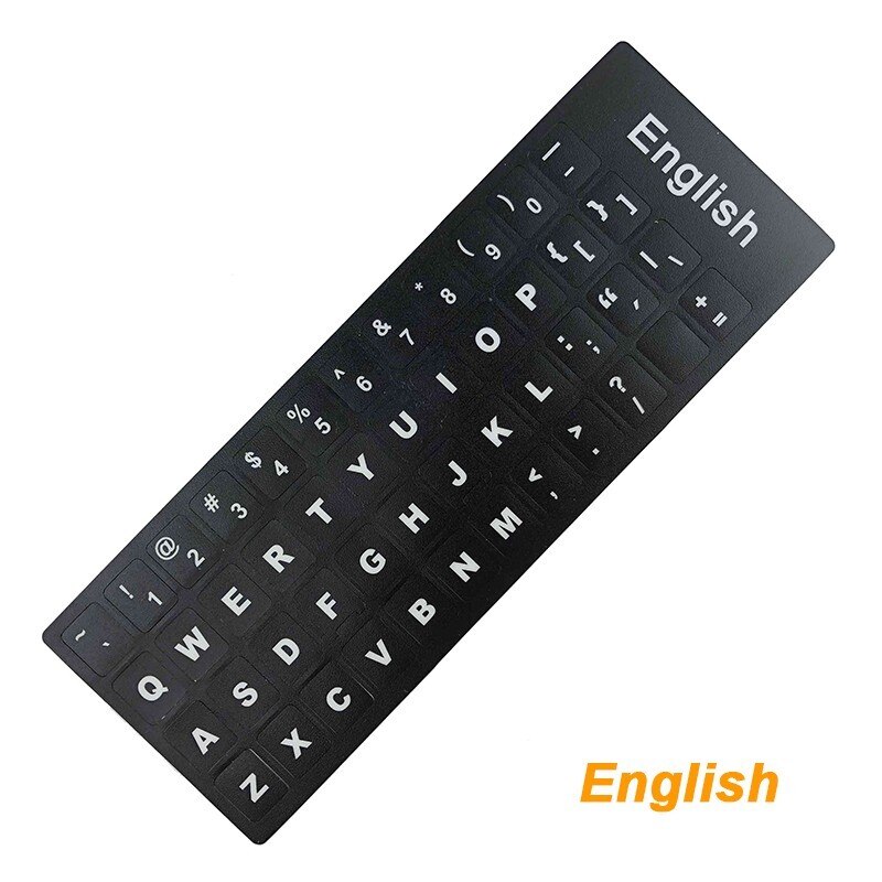 Keyboard Stickers Letter English Russian French Ar... – Vicedeal